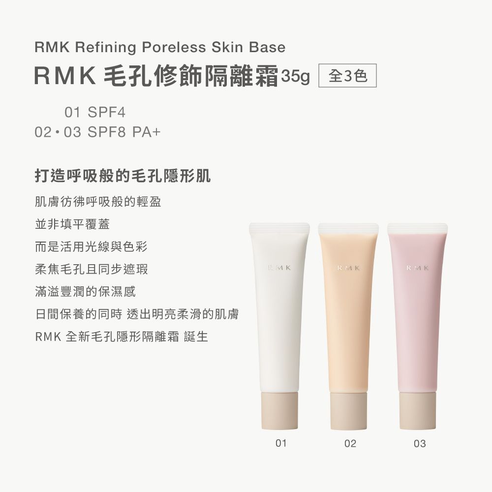 RMK 毛孔修飾隔離霜新品增量組 - PChome 24h購物