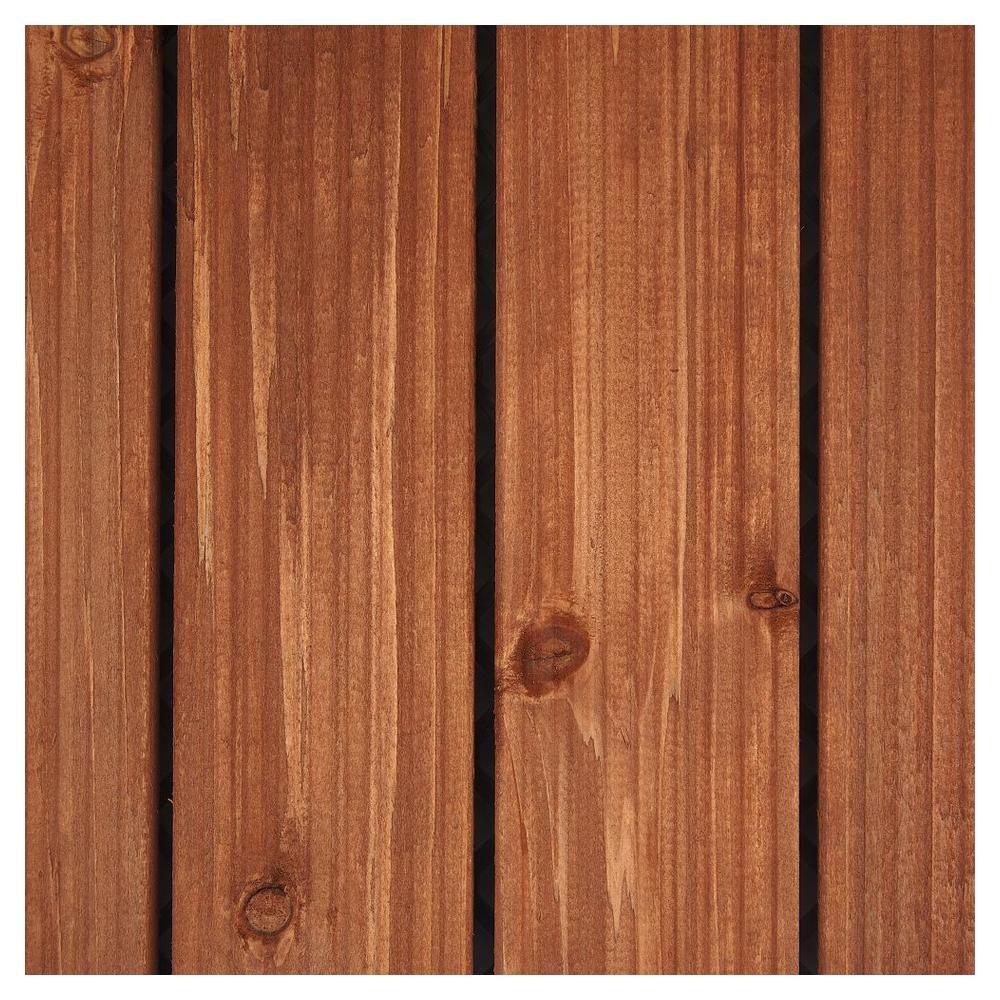 TRENY 戶外木地板 直紋(紅色) 10 片/箱 - PChome 24h購物