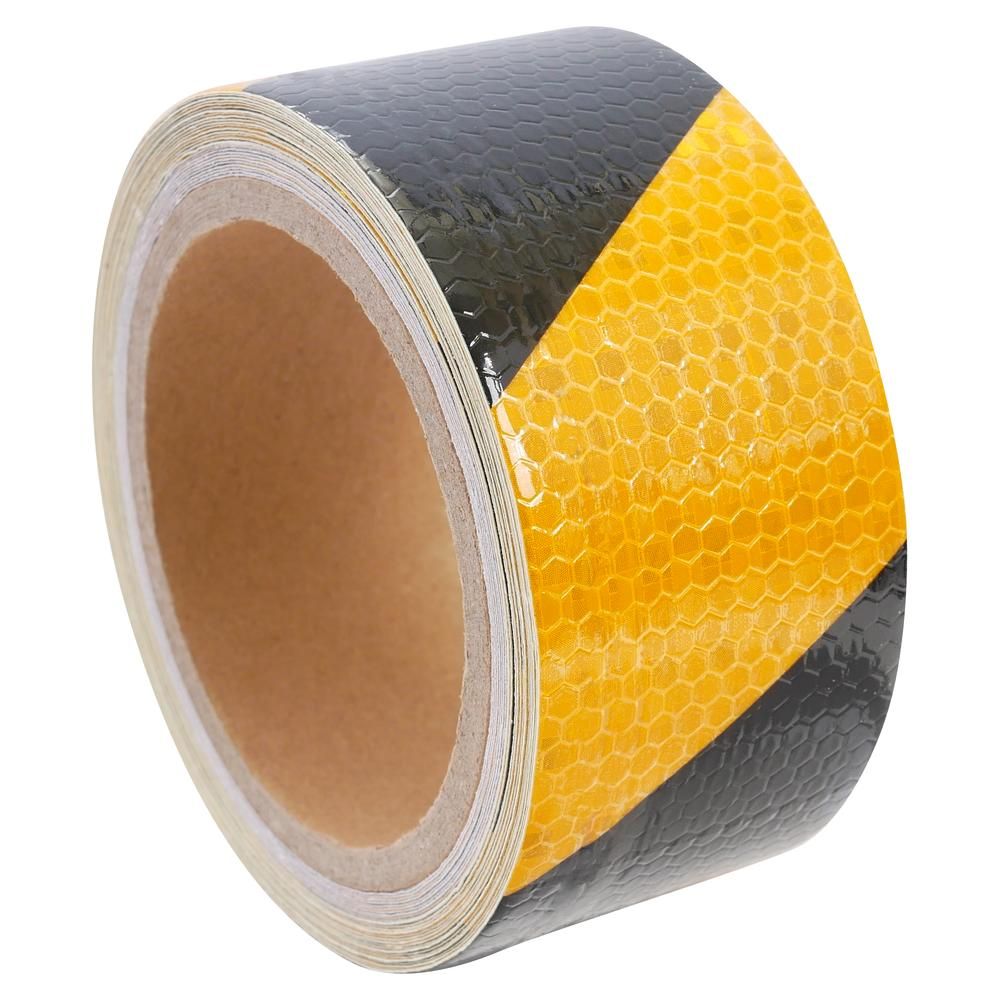 TRENY 夜間警示反光貼 5cm x 10M -黃黑 - PChome 24h購物