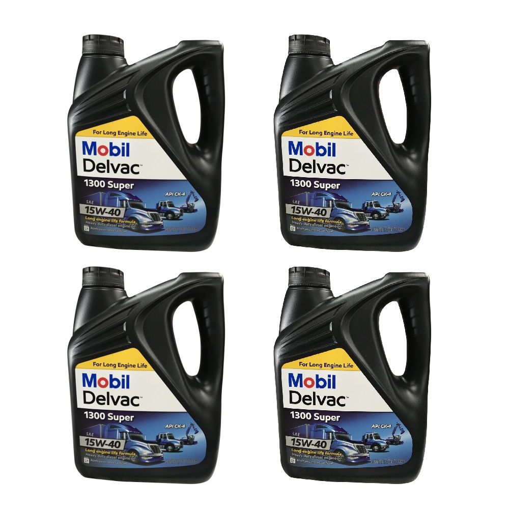 MOBIL 美孚 Delvac1300 Super 15W40 柴油引擎機油3.78L*4入組 - PChome 24h購物