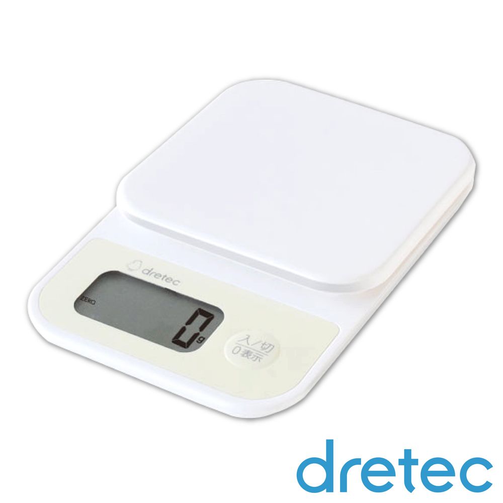 DRETEC 「小窩」速量型電子料理秤&烘焙秤-白色(1kg/1g) (KS-615WT) - PChome 24h購物