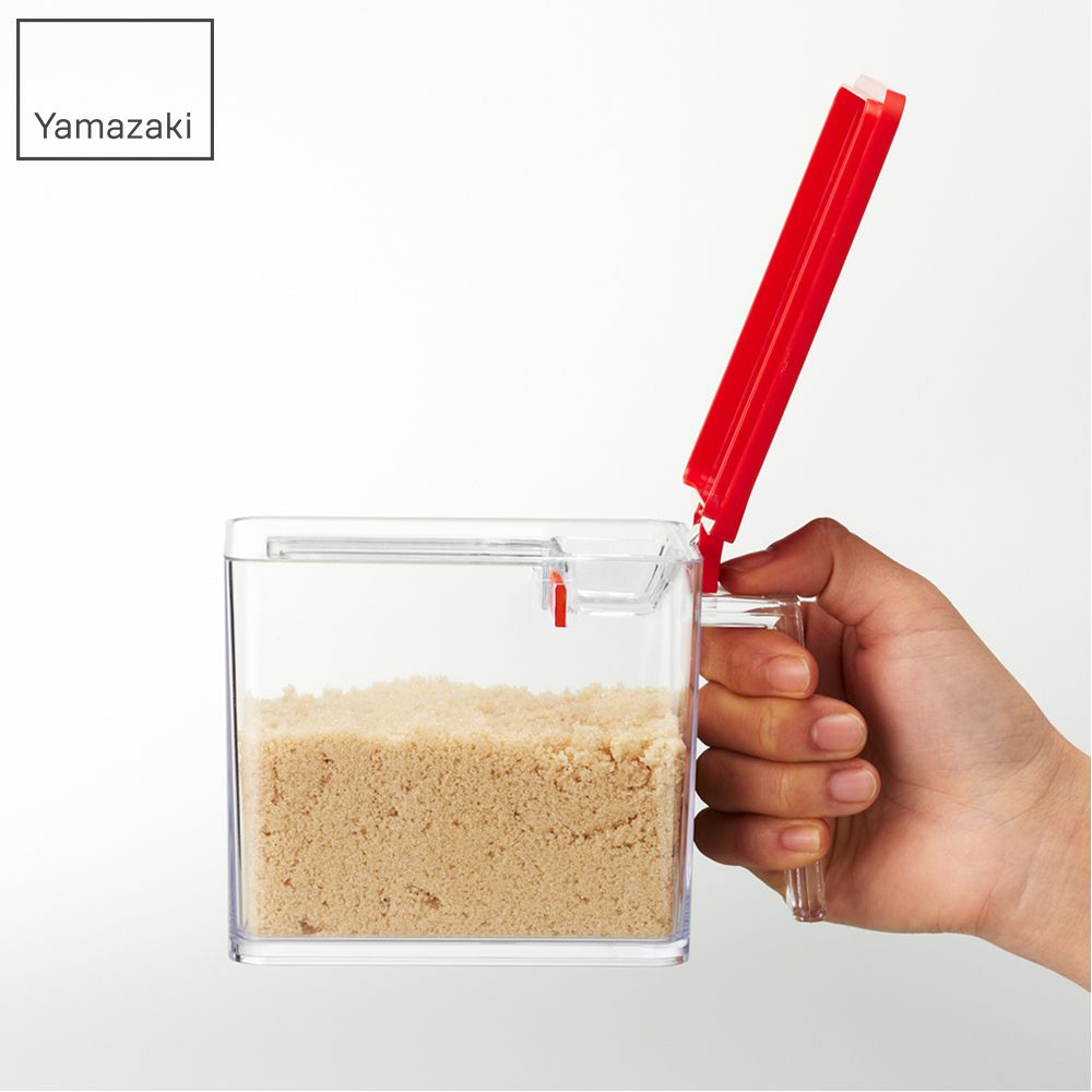 YAMAZAKI 山崎 AQUA調味料盒-S(紅)日本百年品牌調味盒/收納罐/調味罐/鹽罐/糖罐 - PChome 24h購物