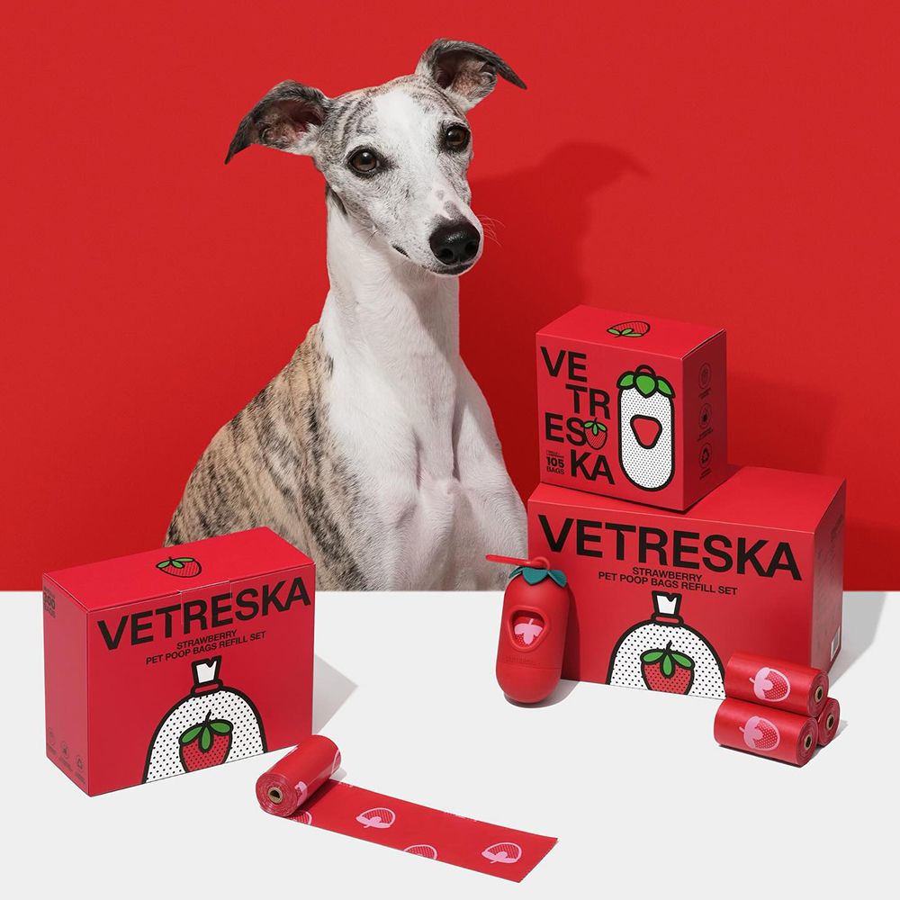 Vetreska 未卡 草莓拾便器 紅色 - PChome 24h購物