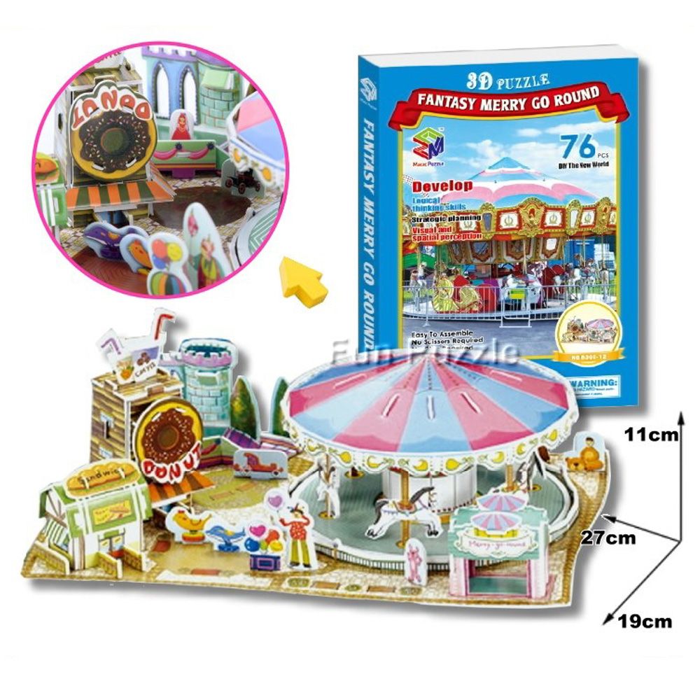 Fun Puzzle 3D拼圖-旋轉木馬 - PChome 24h購物