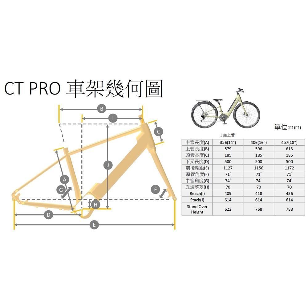 DOSUN電動車 電動輔助自行車 CTPRO 14吋奶油黃(車麗屋)_送安裝 - PChome 24h購物