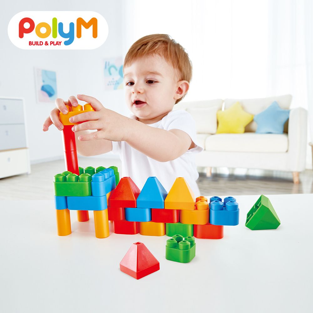 PolyM 小小建築師積木組 - PChome 24h購物