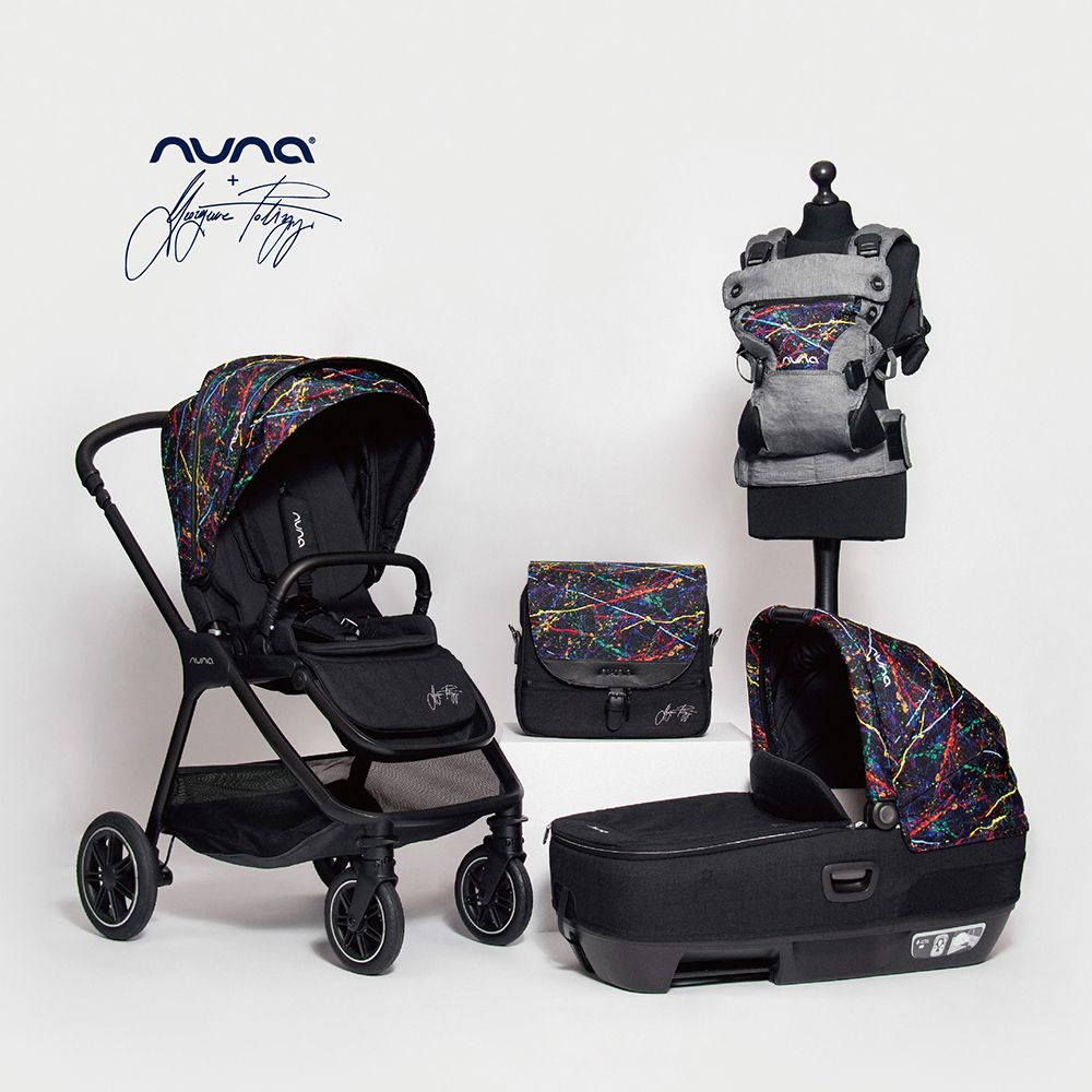 NUNA 荷蘭-設計師聯名限量款組合Rainbow Collection-(含triv next推車/cari aire睡箱/cudl揹帶/多功能包) - PChome 24h購物