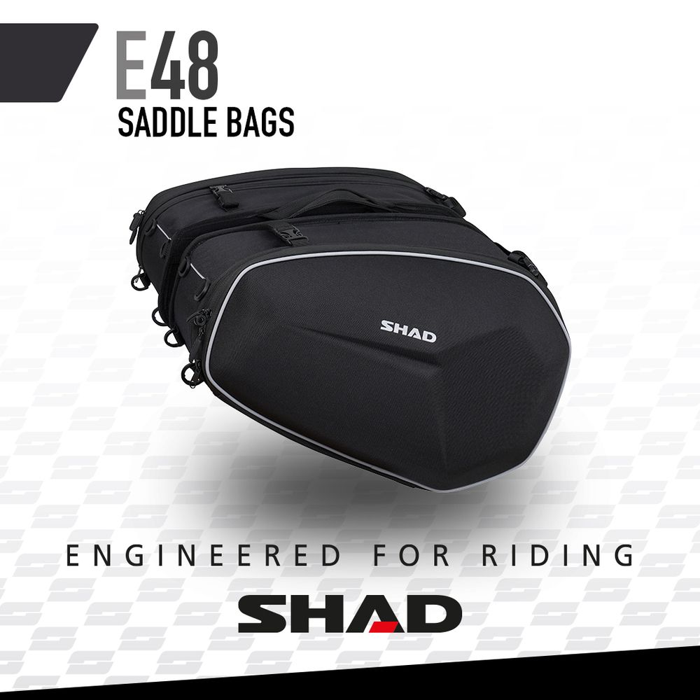 SHAD E48 可擴充式 半硬式馬鞍包 (左+右一組) - PChome 24h購物