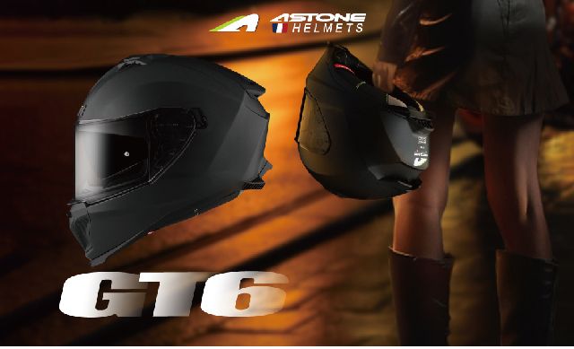 ASTONE GT6 YB2 全罩式安全帽 平紅/灰 平黑/紅 白/桃 內墨鏡 內襯可拆洗 藍芽耳機孔 金屬排扣 - PChome 24h購物