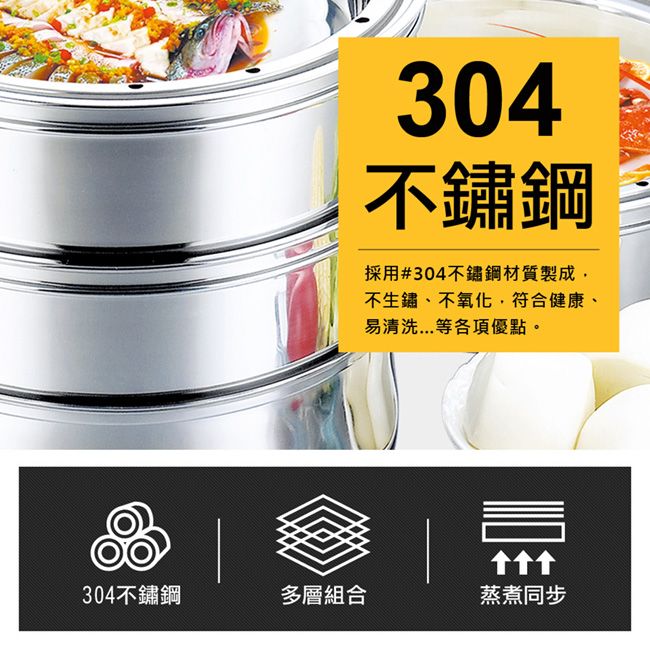 SILWA 西華 巧疊不鏽鋼多功能蒸煮鍋28cm/蒸籠(電磁爐適用) - PChome 24h購物