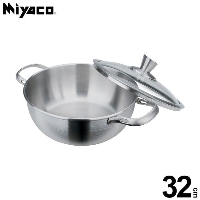 PERFECT 理想 【米雅可 Miyaco】經典316不銹鋼美味萬用鍋 32cm - PChome 24h購物