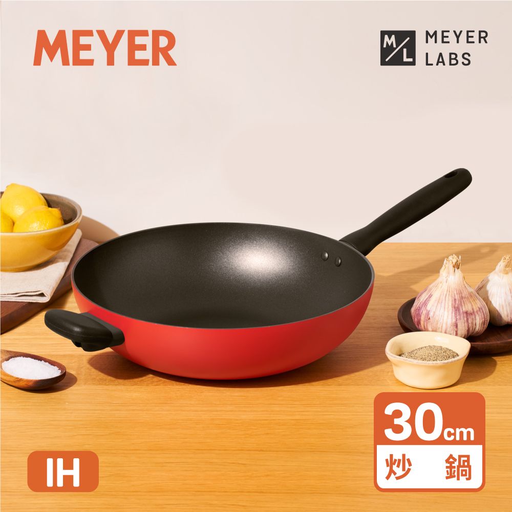 【MEYER 美亞】IH導磁陶瓷不沾炒鍋30CM - BAUHAUS革新系列 - PChome 24h購物