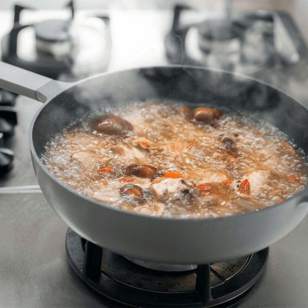 WOKY 沃廚 Ticera系列-哈哈鍋2.0 不沾深煎鍋32CM(含玻璃鍋蓋、贈萬用矽膠鍋鏟) - PChome 24h購物