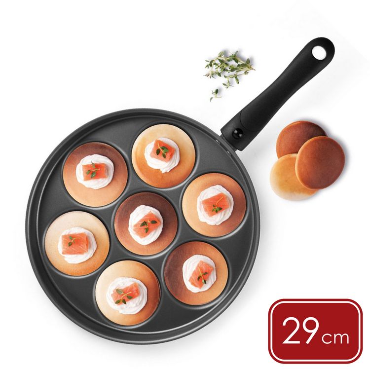 EXCELSA 義大利 Discocook 7格不沾平底鍋(29cm) / 平煎鍋 多格平底鍋 多格煎鍋 造型煎鍋 可機洗 洗碗機可洗 - PChome 24h購物