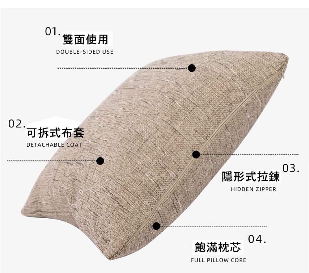 Sonnighome 無印風簡約抱枕(45x45cm)(多色可選) - PChome 24h購物