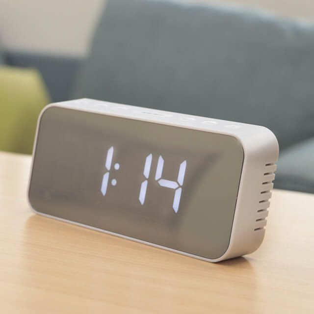 KINYO 多功能鏡面電子鐘(白) TD-393 - PChome 24h購物