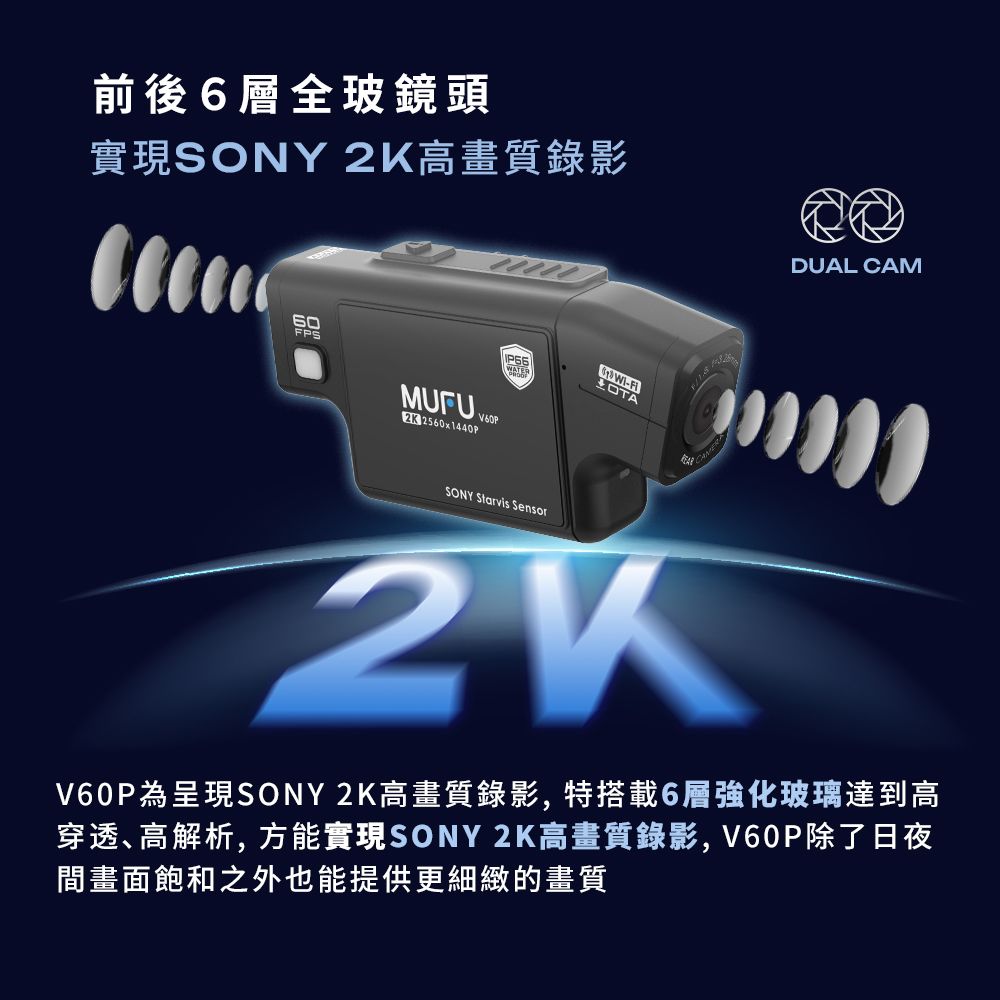 MUFU 機車行車記錄器 V60P衝鋒機II - PChome 24h購物