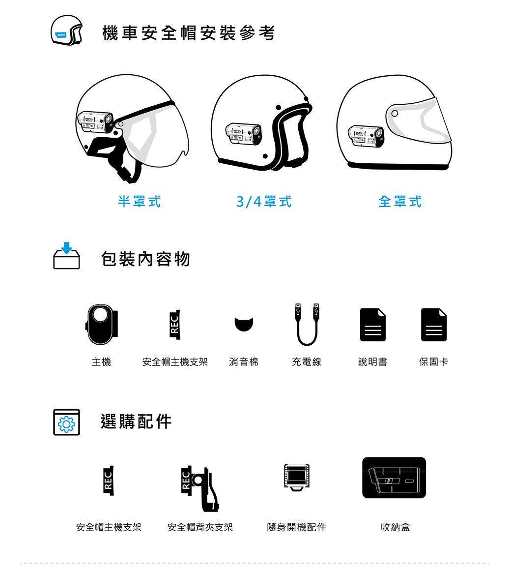 MUFU 雙鏡頭機車行車記錄器V20S 連續錄影長達7.5小時 - PChome 24h購物