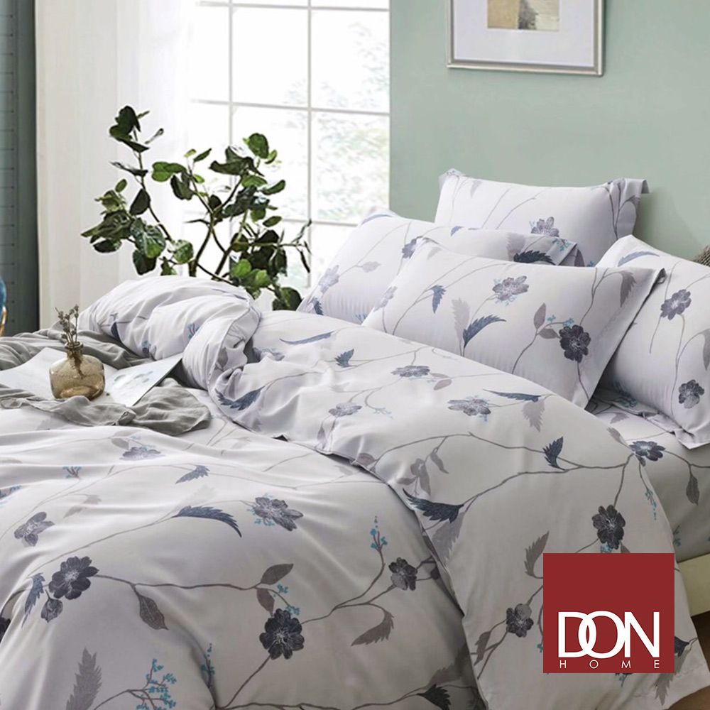 DON 花前絮語雙人三件式吸濕排汗天絲床包枕套組 - PChome 24h購物