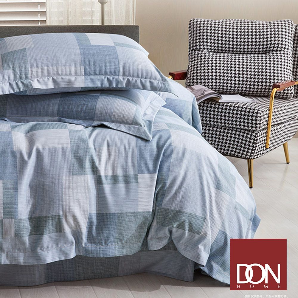 DON 紳士風範 加大四件式吸濕排汗天絲兩用被床包組 - PChome 24h購物
