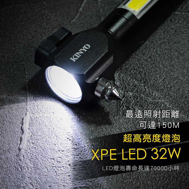 KINYO 迷你安全鎚手電筒 LED-5035 (兩入裝) - PChome 24h購物