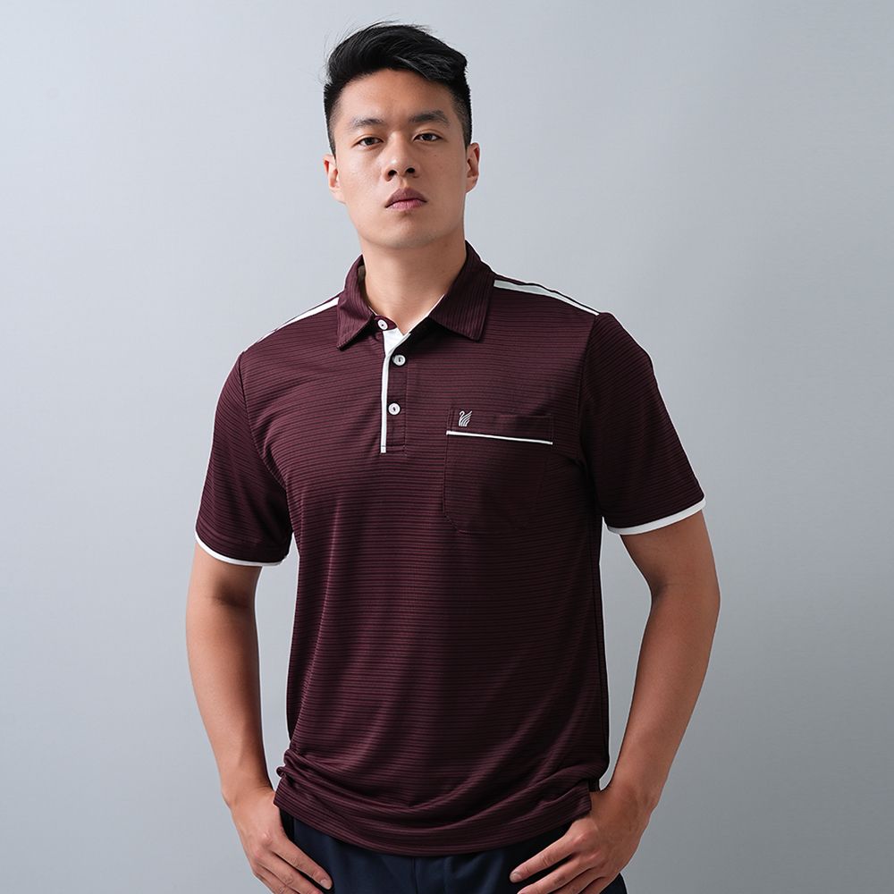 遊遍天下 男款吸濕排汗抗UV機能POLO衫GS1033酒紅 - PChome 24h購物