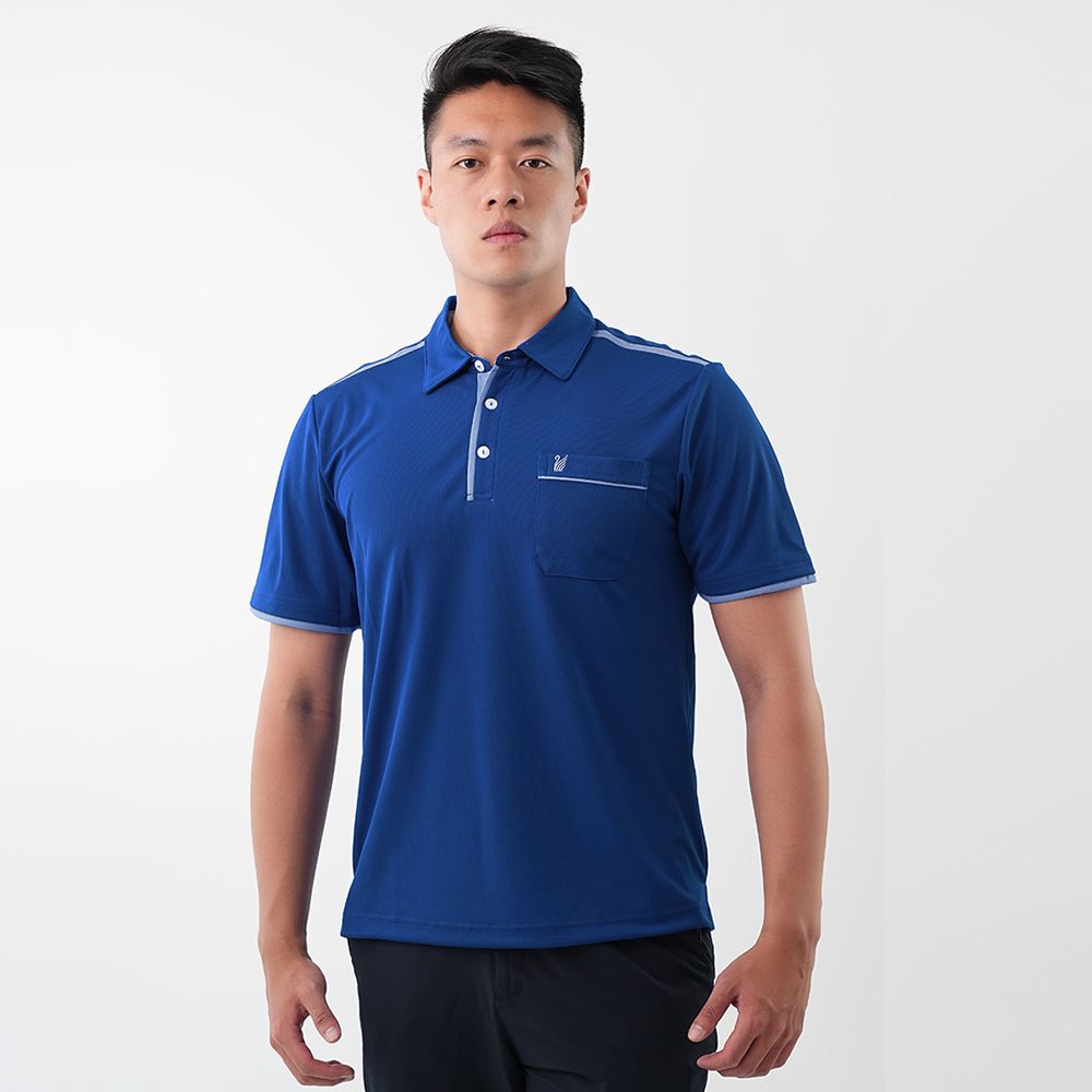 遊遍天下 男款吸濕排汗抗UV機能POLO衫GS1033寶藍 - PChome 24h購物