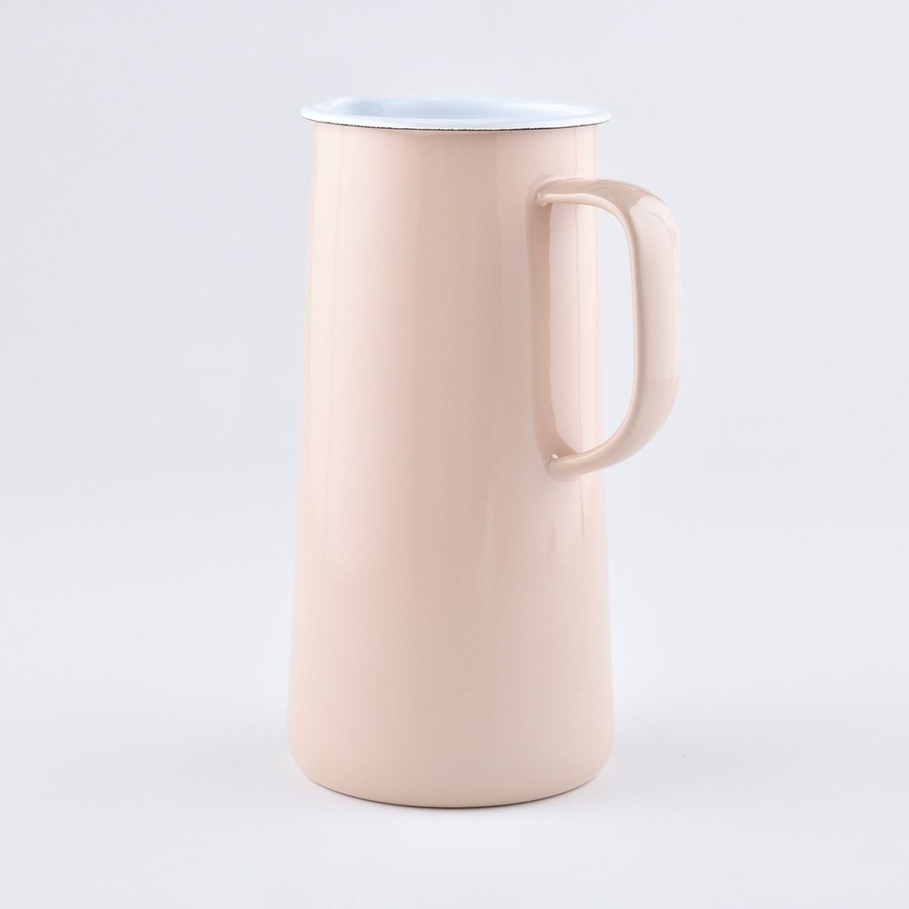 Falcon 獵鷹琺瑯 琺瑯3品脫冷水壺 1.7L+水杯 310ml 瑪莉玫瑰粉 - PChome 24h購物