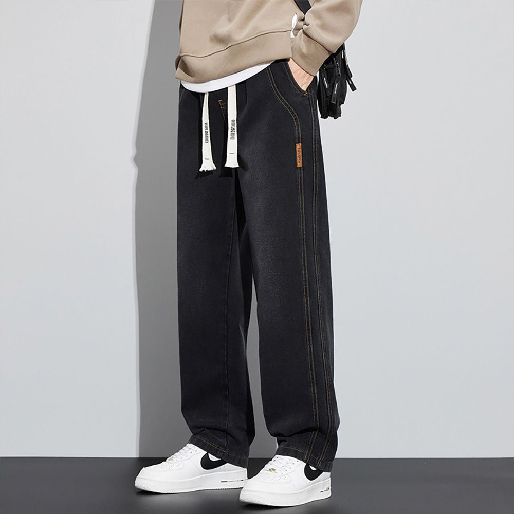 CS22 夏秋男士休閒寬鬆直筒牛仔褲(M-4XL) -1入 - PChome 24h購物