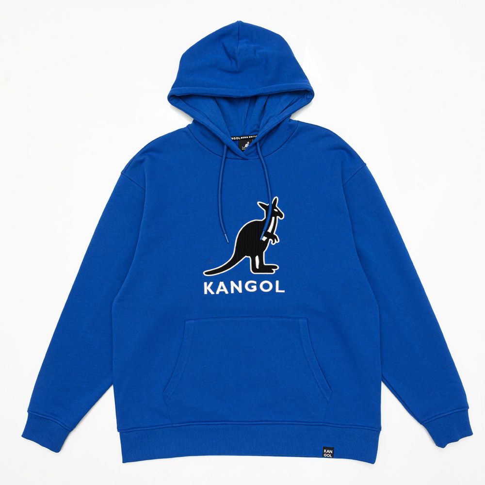 KANGOL 長袖 帽T 深藍 大LOGO 中性 6255105682 - PChome 24h購物