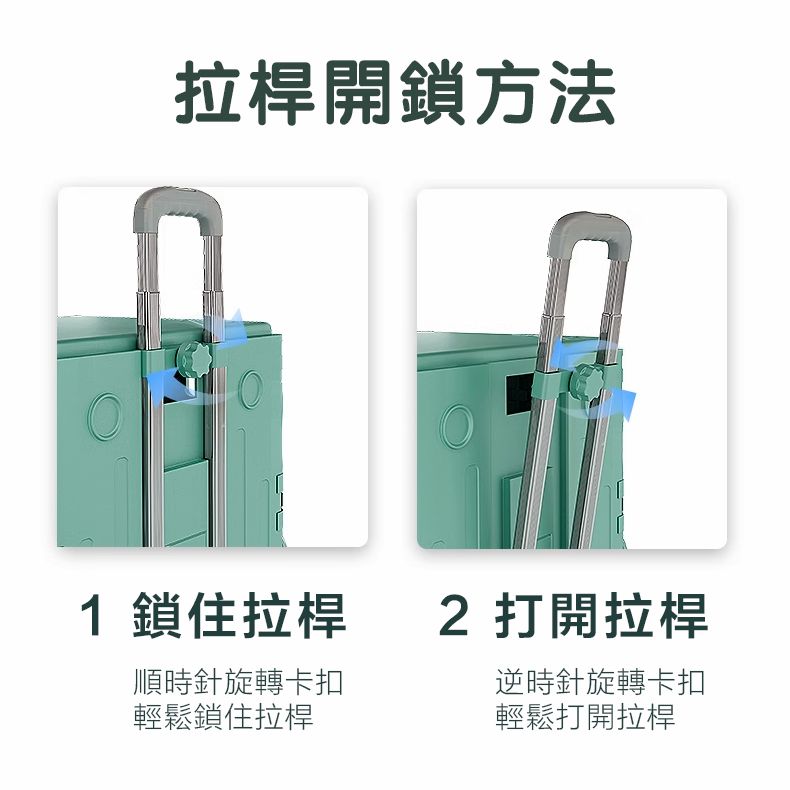 DaoDi 在地人 折疊購物車萬向四輪75L可平拉杯架款手推車 - PChome 24h購物