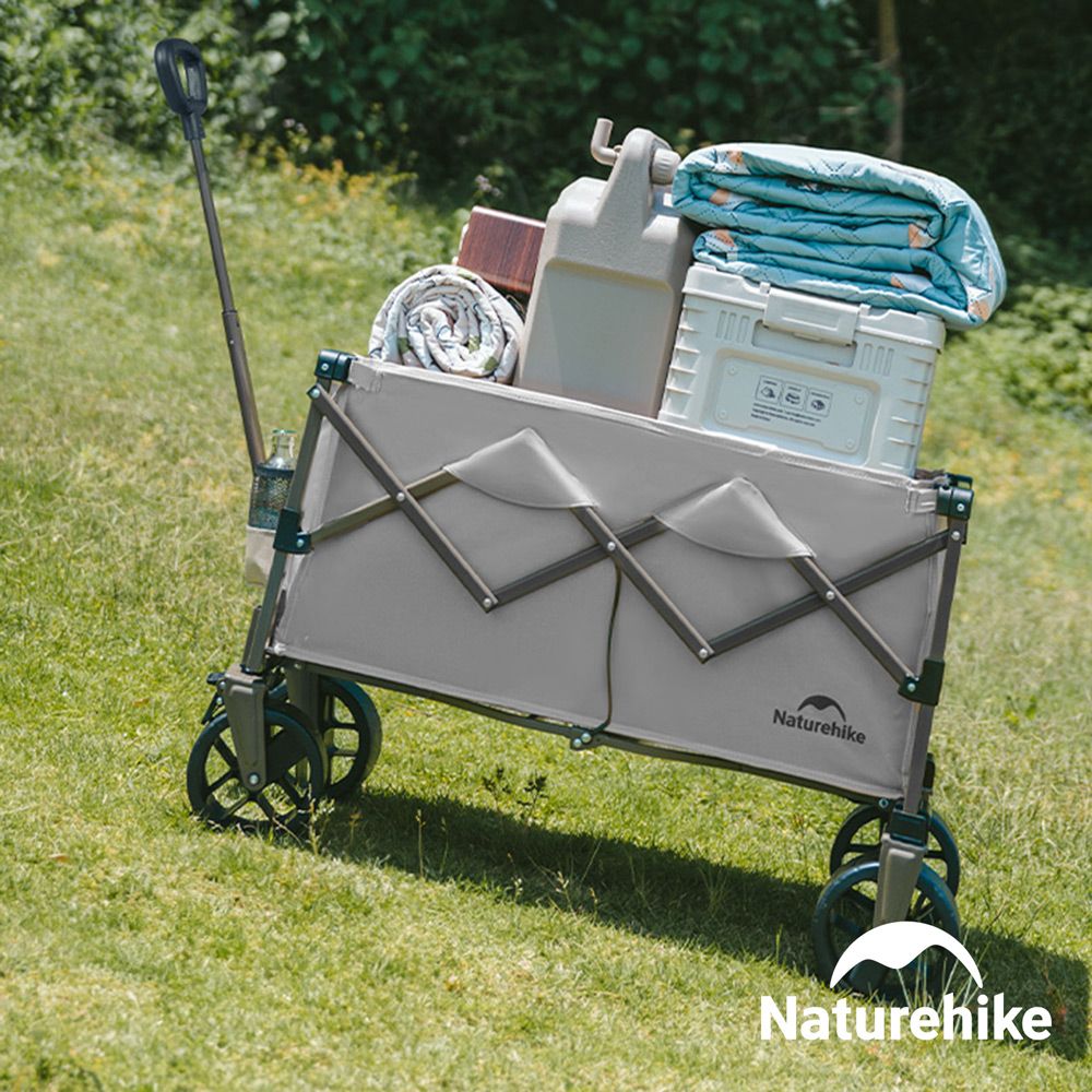 Naturehike 輕盈折疊手推車70L 煙灰色 JJ012 - PChome 24h購物