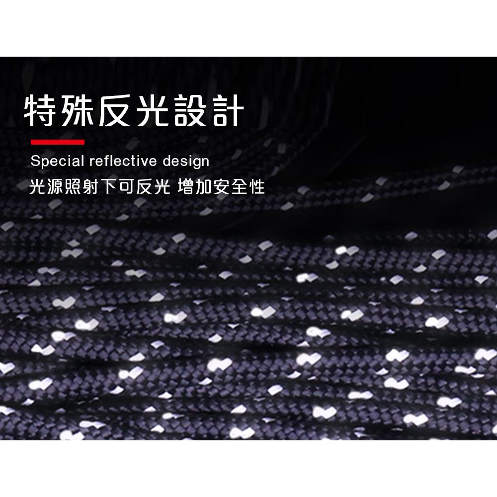 韓國CLS 6MM加粗反光營繩 贈實木繩扣/露營繩/天幕繩(15M長) - PChome 24h購物