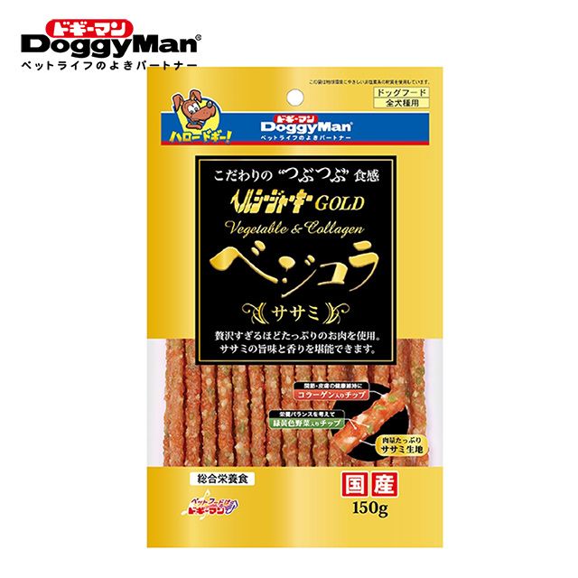 Doggyman 犬用金牌綠黃色野菜雞肉條 150g - PChome 24h購物