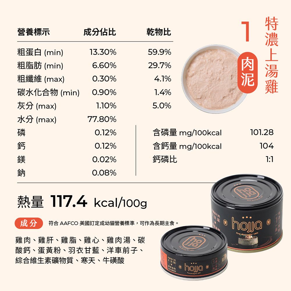 【hojja賀家】無穀貓咪主食罐 貓罐頭 80g 24罐/箱 - PChome 24h購物