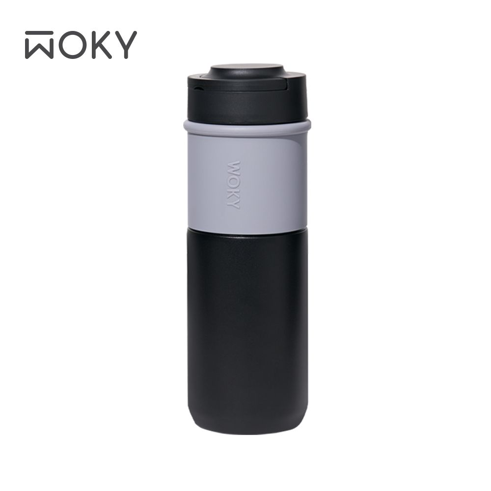 WOKY 沃廚 JIN真瓷系列-陶瓷環保提手杯500ML-黑色 - PChome 24h購物