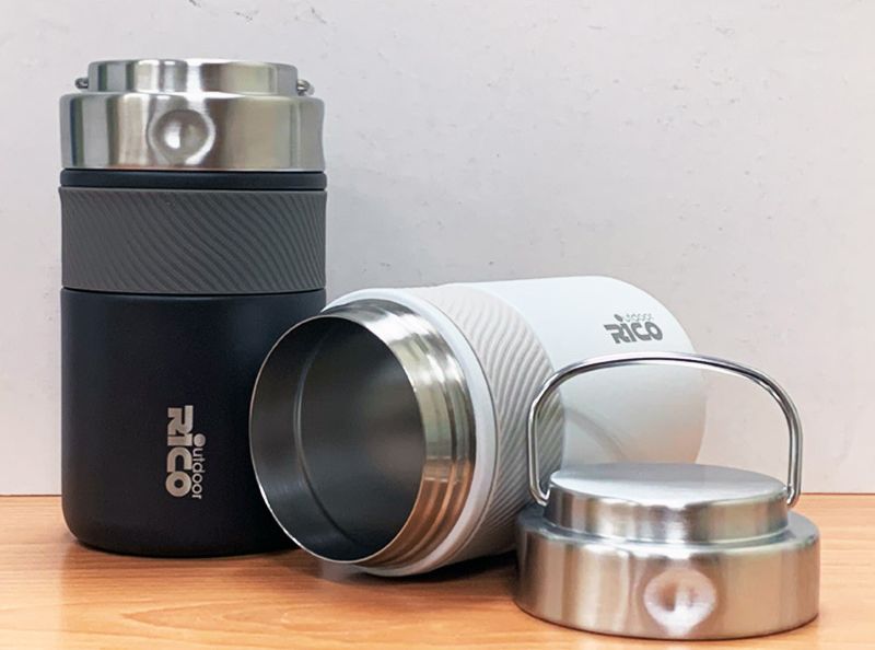 RICO 瑞可 不鏽鋼真空寬口瓶(600ml)JP1-600 - PChome 24h購物