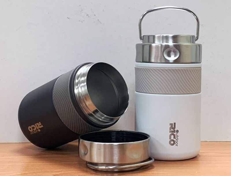 RICO 瑞可 不鏽鋼真空寬口瓶(600ml)JP1-600 - PChome 24h購物