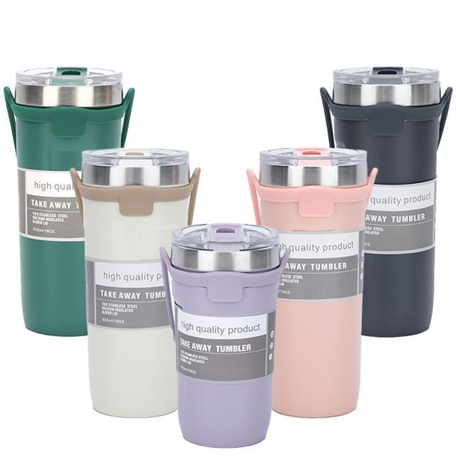 304不鏽鋼可手提保溫杯 710ml (五色可選) - PChome 24h購物