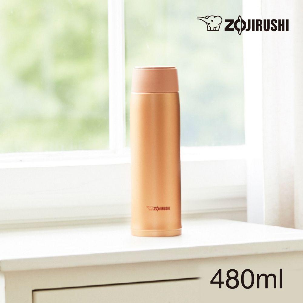 ZOJIRUSHI 象印 *0.48L*可分解杯蓋不鏽鋼真空保溫杯(SM-NA48)-蜜金色(DM) - PChome 24h購物