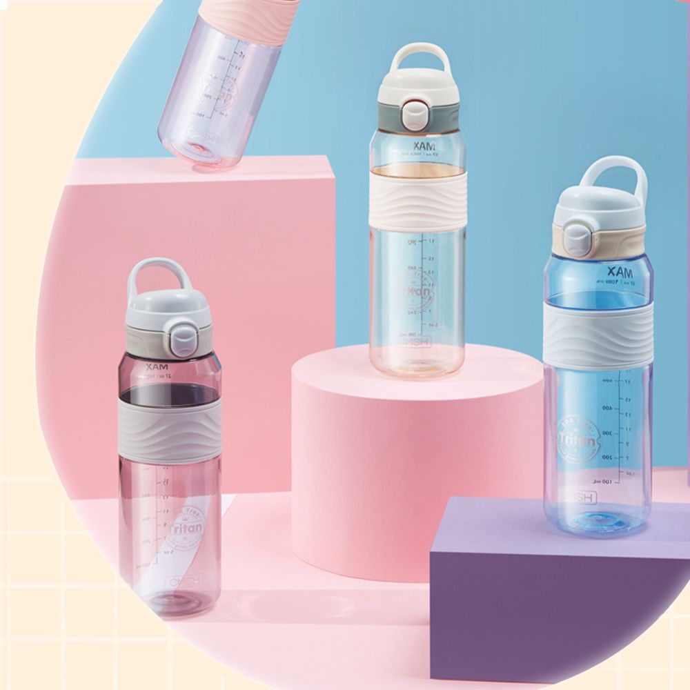 CMSH可漾 輕透簡約 Tritan 透明U型口茶倉運動水壺 1080mL - PChome 24h購物