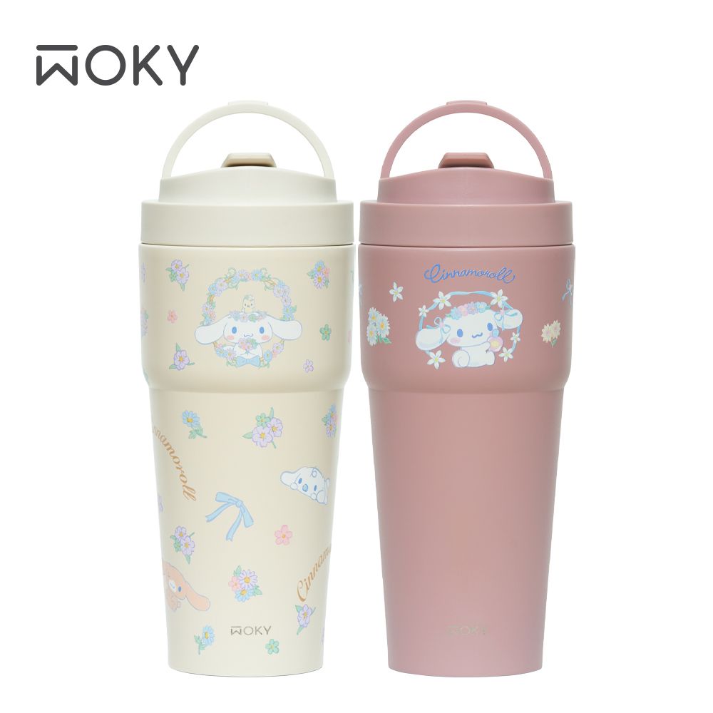 【WOKY 沃廚】三麗鷗聯名-[ ]渾圓杯雙層陶瓷750ml(大耳狗) - PChome 24h購物