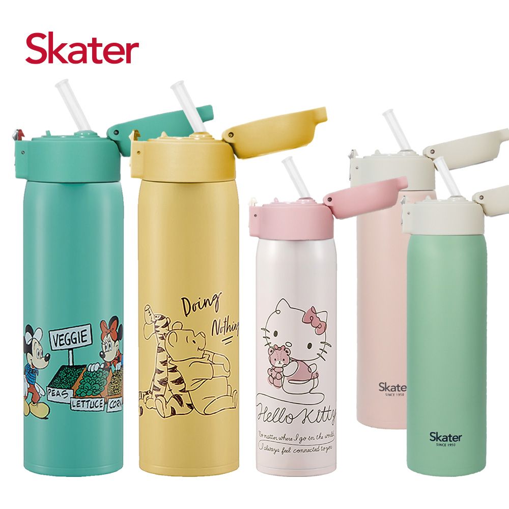 SKATER 吸管不鏽鋼保溫瓶(480ml) - PChome 24h購物
