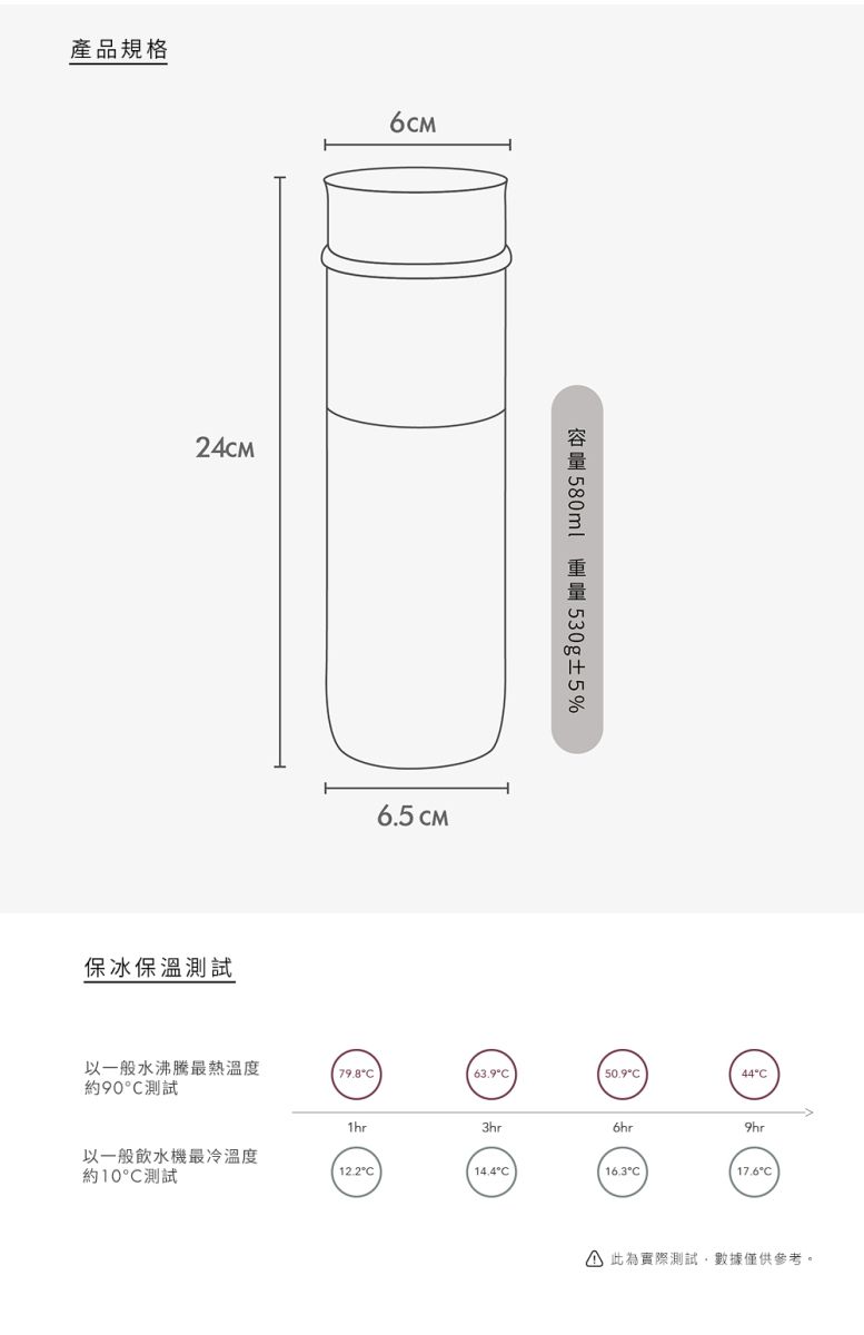 WOKY 沃廚 JIN真瓷系列-極簡輕量陶瓷保溫瓶580ML - PChome 24h購物