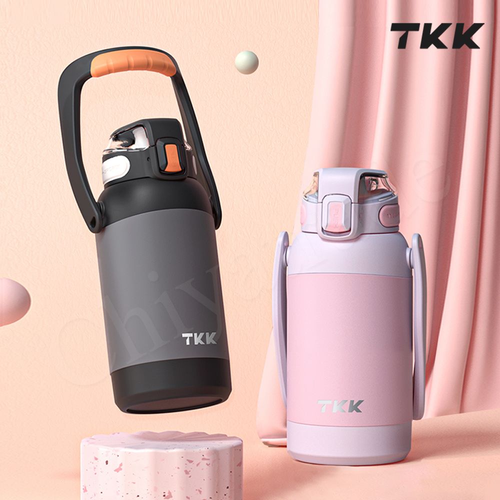 TKK 獵鷹系列316不鏽鋼 手提+背帶 直飲+吸管 大容量保溫杯壺 運動水壺1100ML-任選 - PChome 24h購物