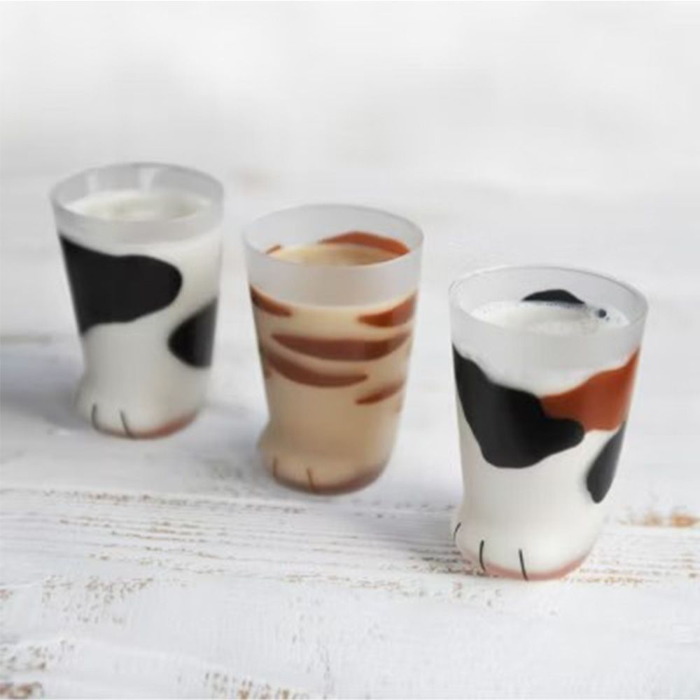 【WUZ屋子】日本ADERIA 可愛貓掌肉球玻璃杯300ml-共6款 - PChome 24h購物