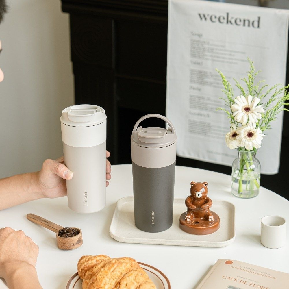 RICO 瑞可 陶瓷塗層保溫杯 GSC日日杯 600ml(獨家「防誤開制鎖」設計) 品號：12849519 - PChome 24h購物