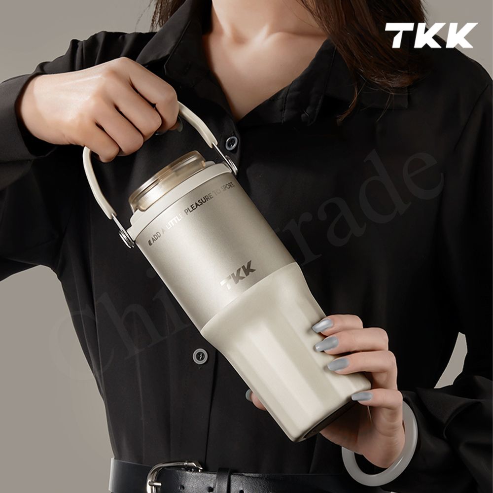 TKK 悅界時尚拎拎杯 316不鏽鋼x陶瓷噴塗 手提式 冰霸杯 保溫杯 手搖飲環保杯 700ML(直飲+吸管)-任選 - PChome 24h購物