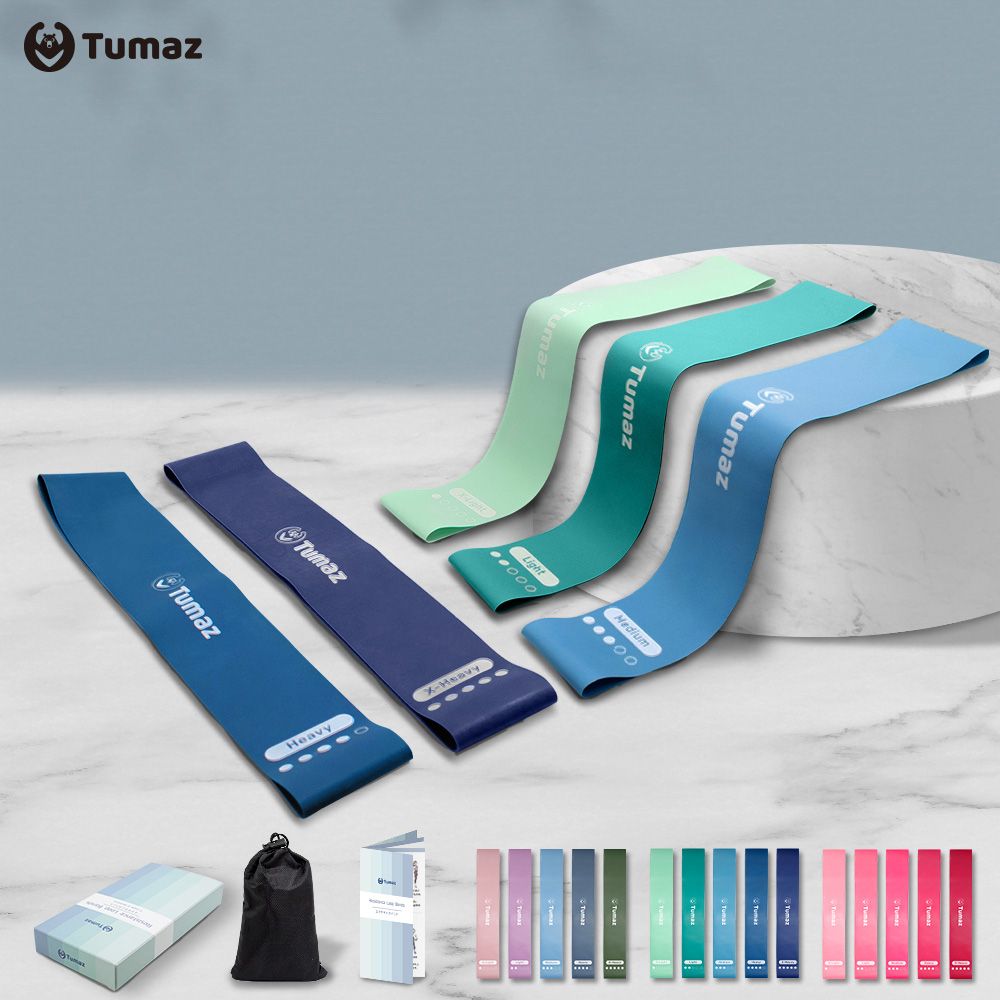 TUMAZ 月熊健身 健身訓練彈力帶-華麗藍 - PChome 24h購物