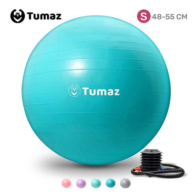 TUMAZ 月熊健身 高規格防爆健身瑜珈球-尊爵藍晨星-S(48-55CM) - PChome 24h購物